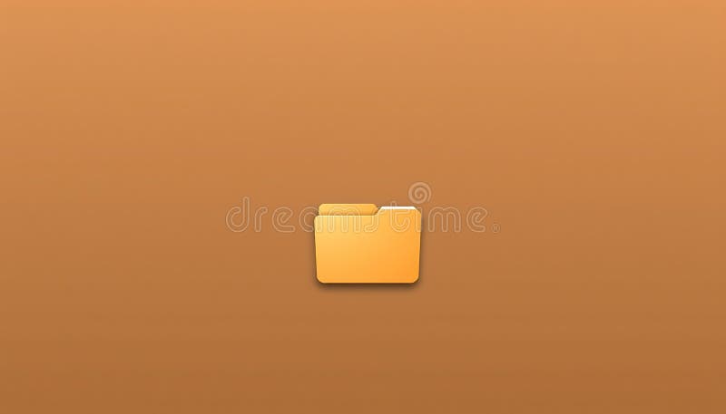 Golden Folder Icon, Digital Folder, File Icon, Computer Folder ...