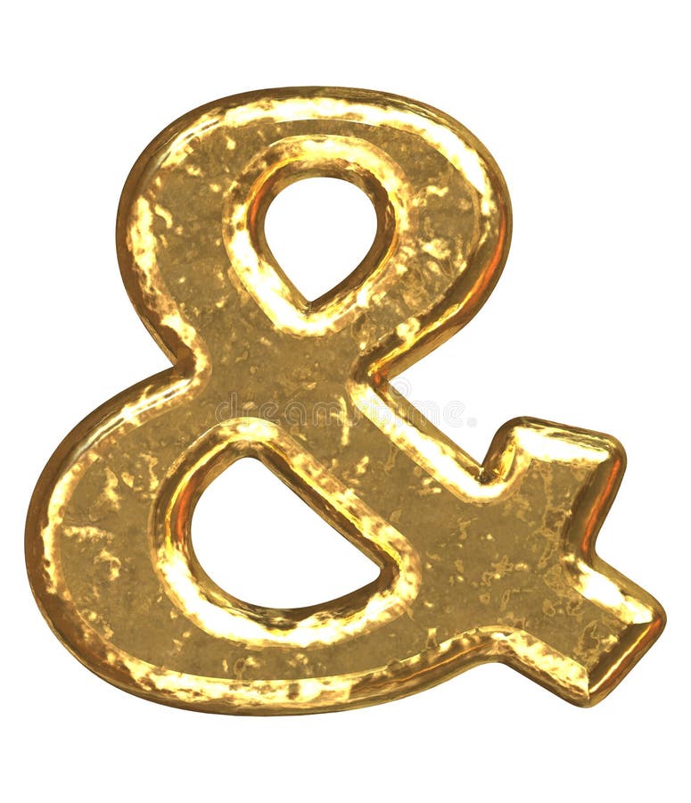 Golden font. and sign stock illustration. Illustration of message - 6577538