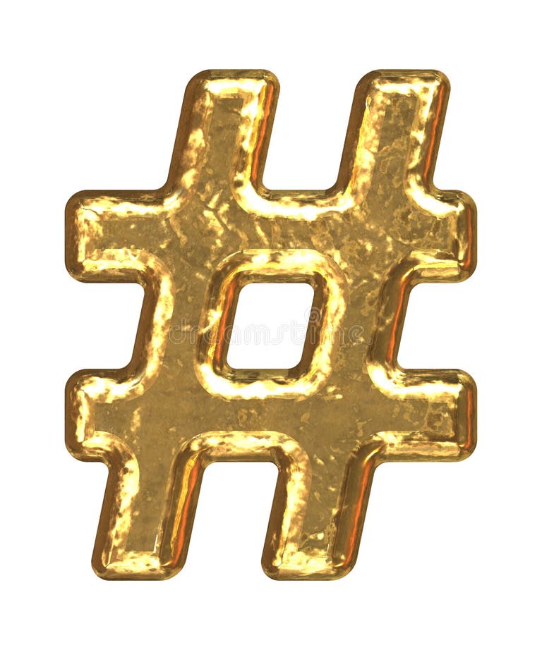 Golden Font Symbol Sharp Stock Illustrations – 603 Golden Font Symbol ...