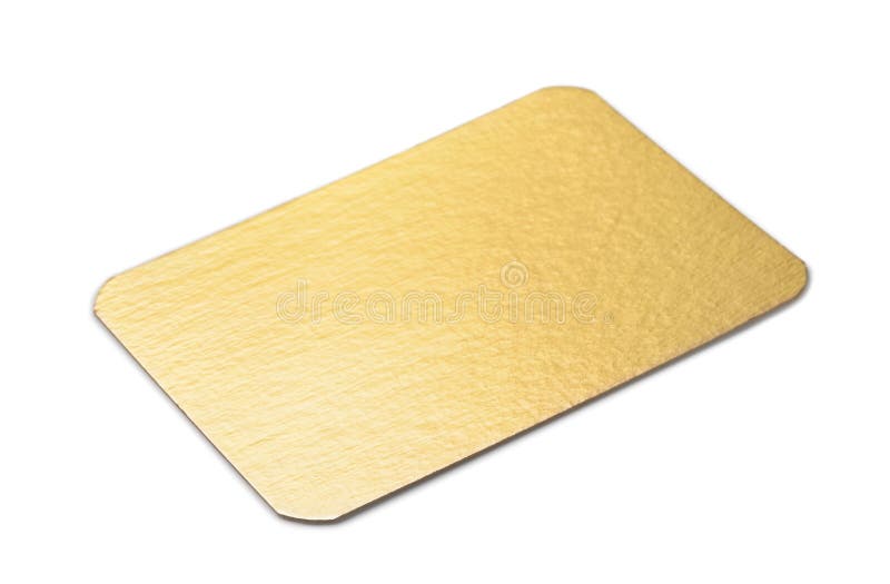 Golden Food Packaging Backing Board Stock Image - Image of golden ...