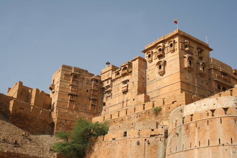 Golden Fort Jaisalmer Rajasthan Entrance Gateway. Jaisalmer Fort is a ...