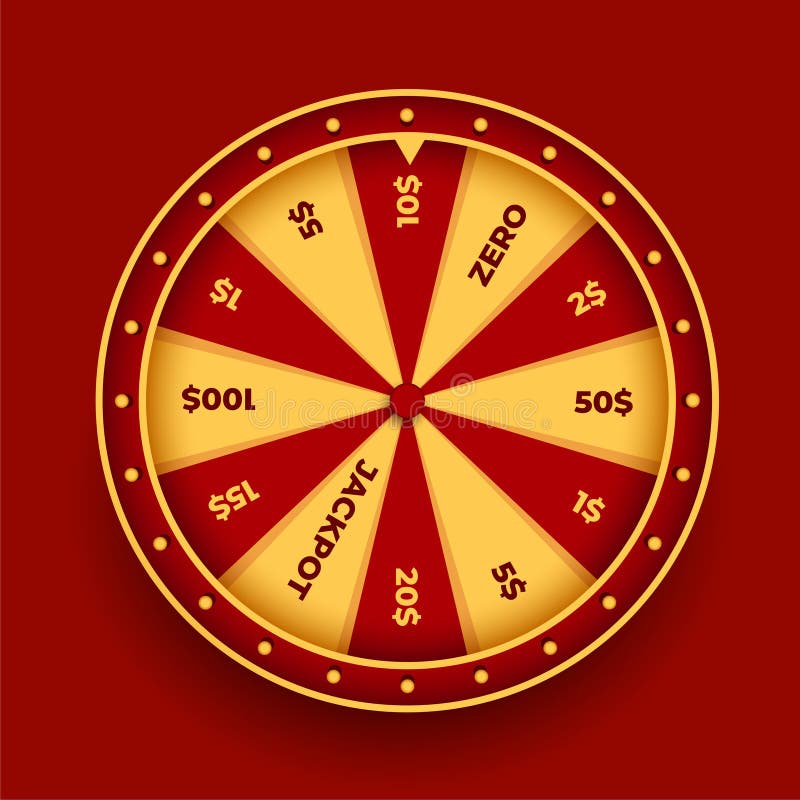 Premium Fortune Wheel Background Spin and Win Jackpot Stock Vector ...