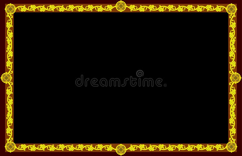 Golden Frame (divine Proportion) Stock Vector - Illustration of gold ...