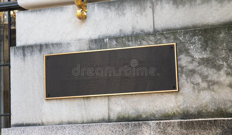 Golden Frame Home Name Plate with Copy Space Banner Stock Photo - Image ...