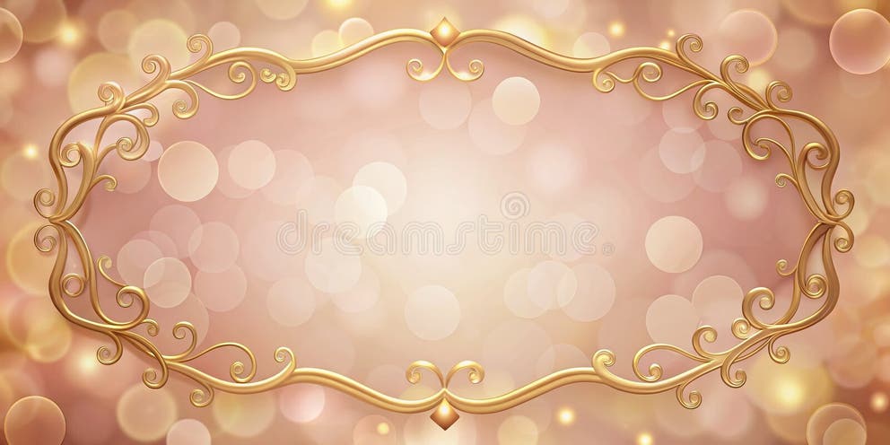 Golden Frame Invitation Background a Stunning Design Element for ...