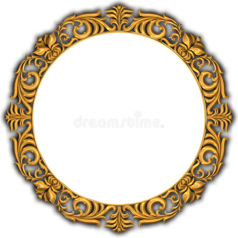 Round frame stock illustration. Illustration of decoration - 21335173