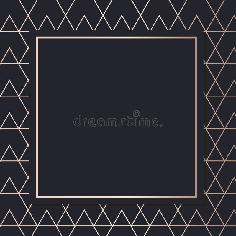 Golden Frame Pattern Art Vector Geometric Elegant Background Cover Card ...