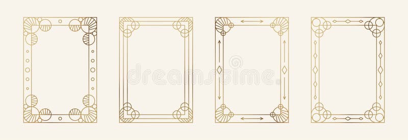 Brass Outline Geometric Stock Illustrations – 322 Brass Outline ...