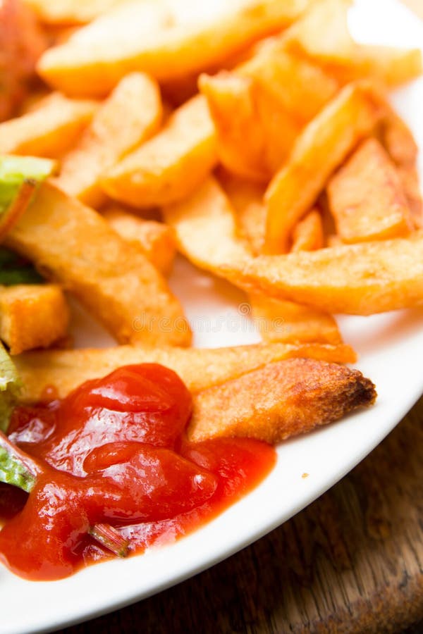 Golden French fries stock photo. Image of calories, food - 26235672