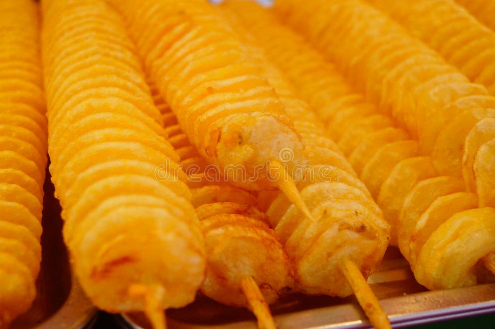 Fried Potato Chips, a String of Potato Chips Fried, into a Delicious ...