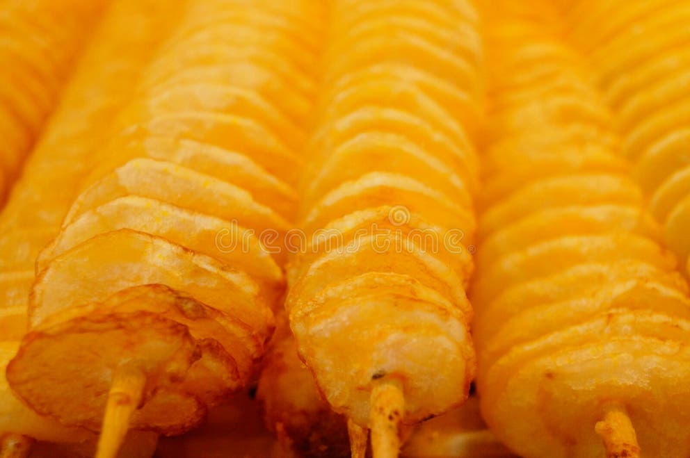 Fried Potato Chips, a String of Potato Chips Fried, into a Delicious ...
