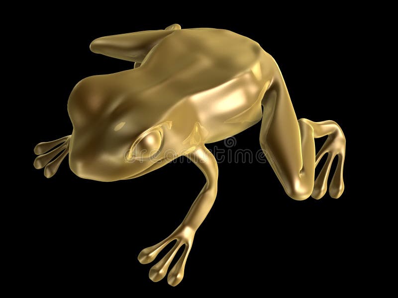 Two Statue Frog Sits on Coins, FengShui Talisman Stock Vector ...