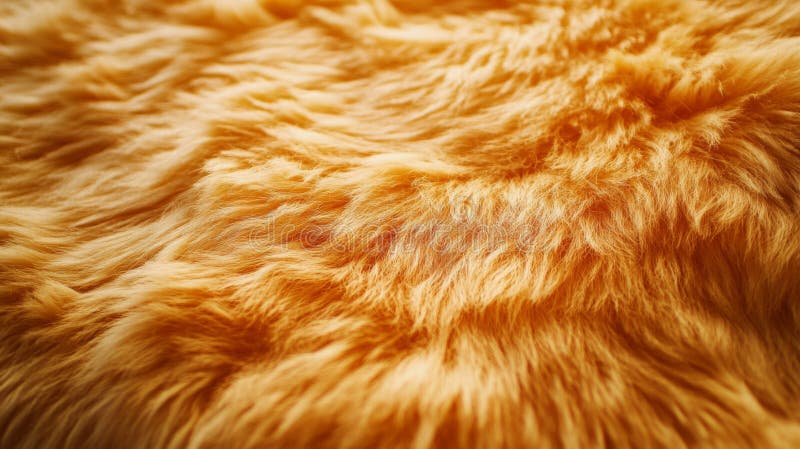Golden Fur Texture Soft Fluffy Background Stock Illustration ...