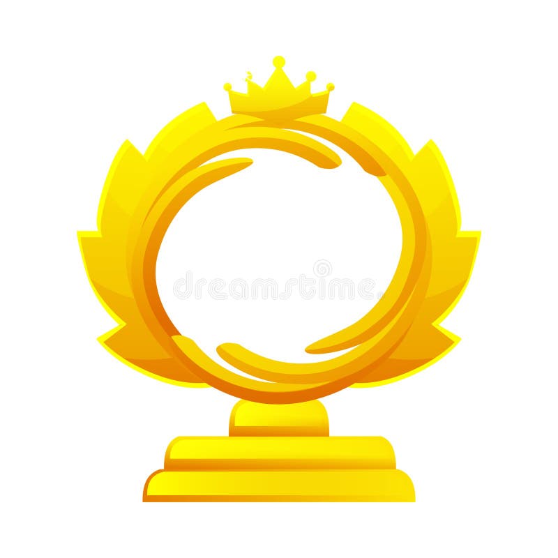Golden Game Reward Icon. Award Frame for Game Icon Stock Vector ...