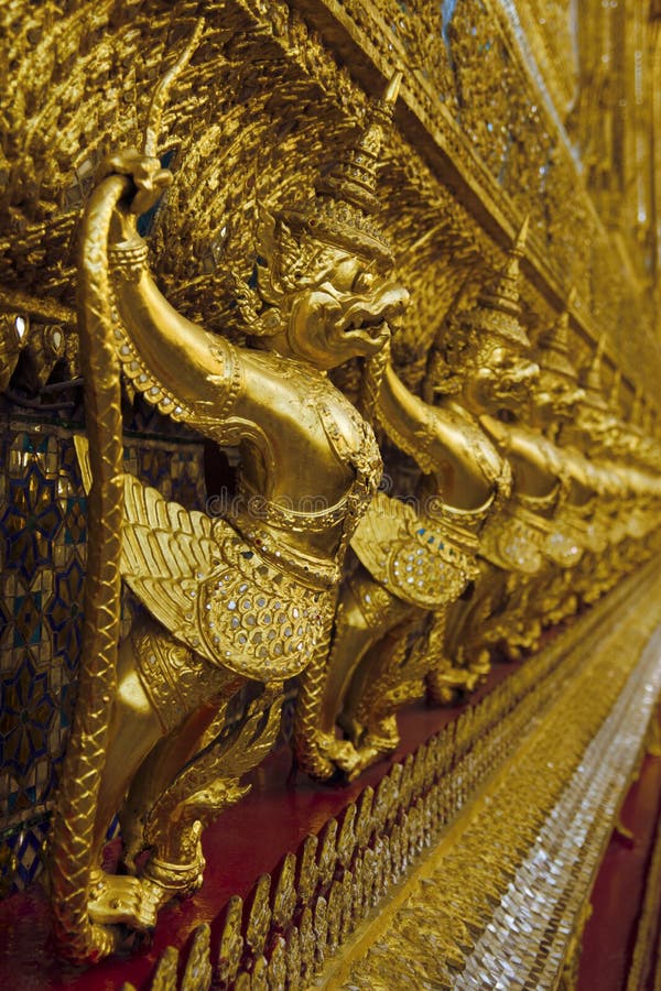Golden Garuda in Bangkok Grand Palace Stock Image - Image of buddhism ...