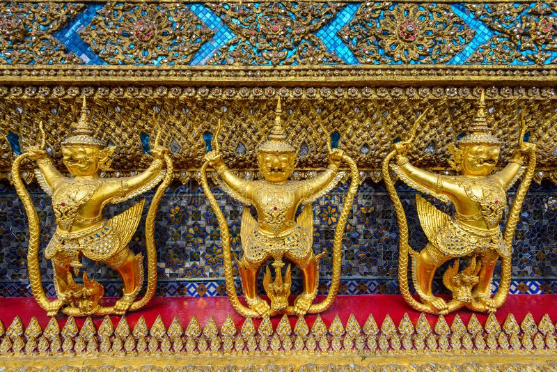 Golden Garuda stock image. Image of phra, objects, decoration - 41244073