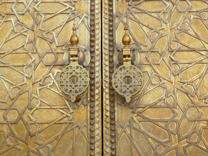 Golden gate stock image. Image of morocco, travel, royal - 5551815