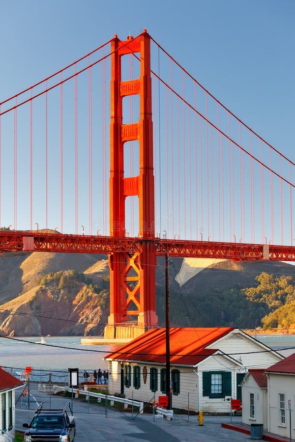 Golden Gate bridge stock image. Image of famous, gate - 21730519
