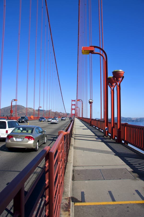 Golden Gate Bridge stock photo. Image of gate, road, north - 21789032