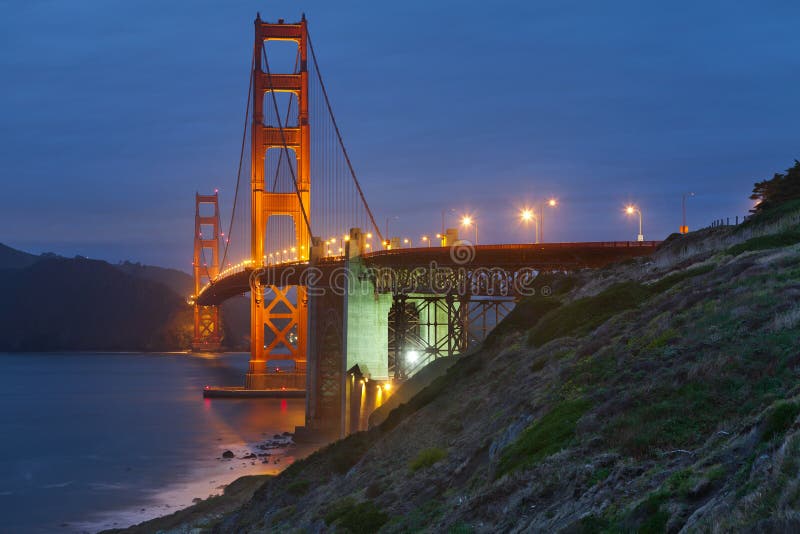Golden Gate Bridge. stock photo. Image of golden, suspension - 23076552