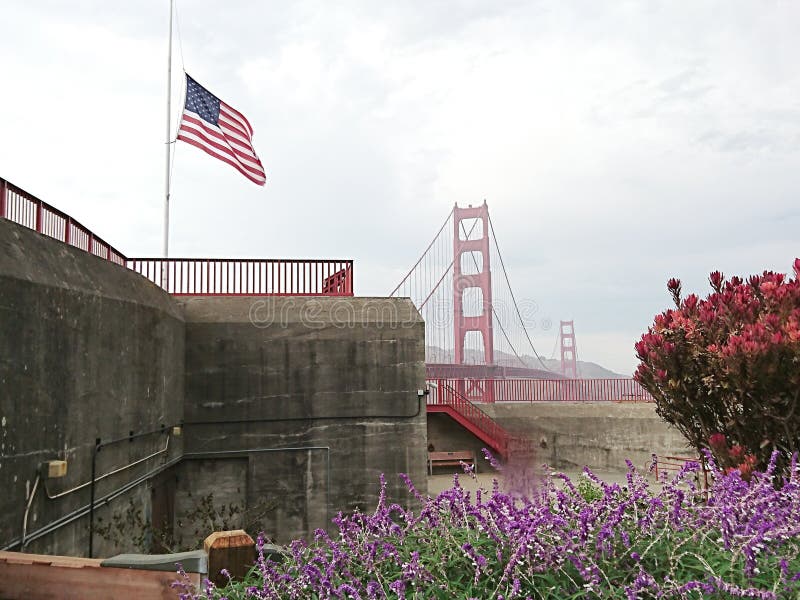 Golden Gate Bridge stock image. Image of american, bridge - 100158055