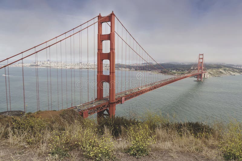 Golden Gate Bridge stock photo. Image of gate, area, american - 73441590