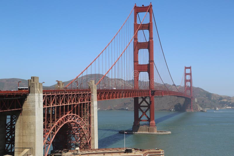 Golden gate bridge stock photo. Image of california, bridging - 49640114