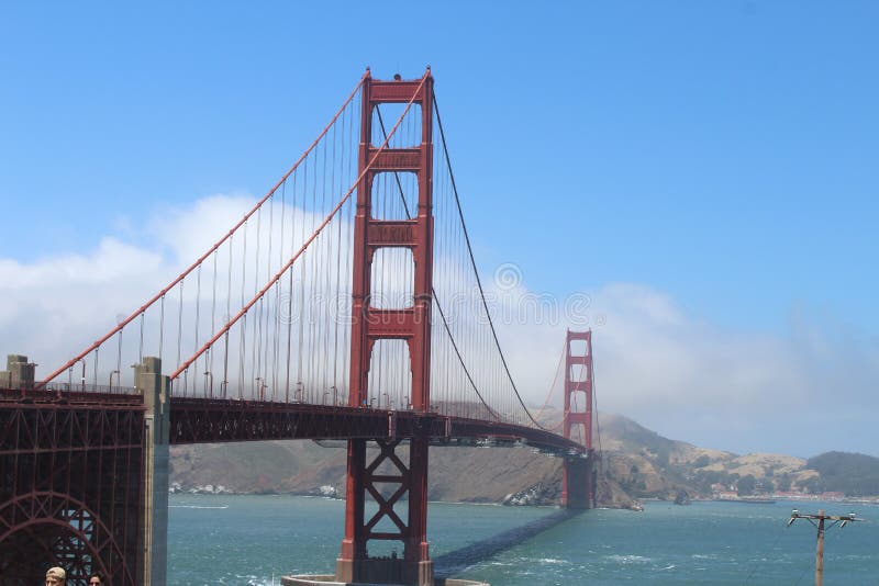 The golden gate bridge SFO stock image. Image of bridge - 157605041