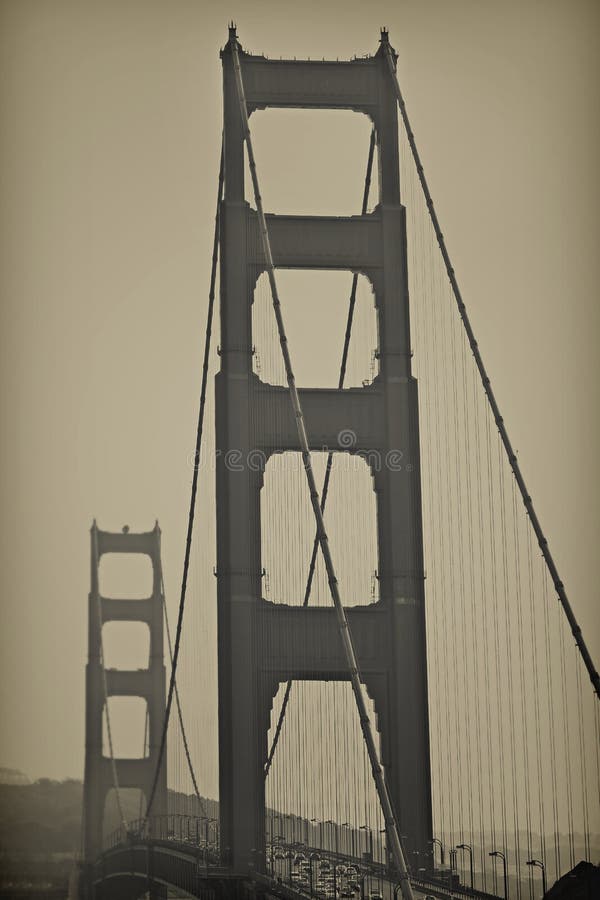 Golden Gate Bridge Stylized Photo Stock Image - Image of water ...