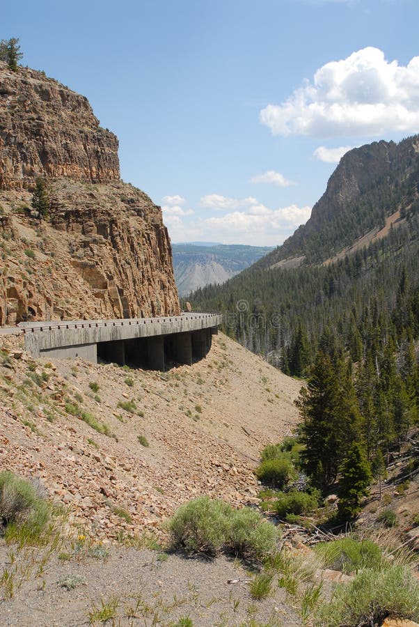 Golden Gate Bridge at Yellowstone Stock Photo - Image of golden, nature ...