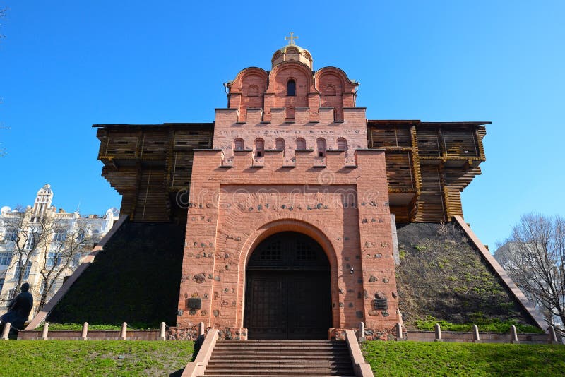 Golden Gate, Landmark of Ancient Kyiv Stock Photo - Image of cities ...