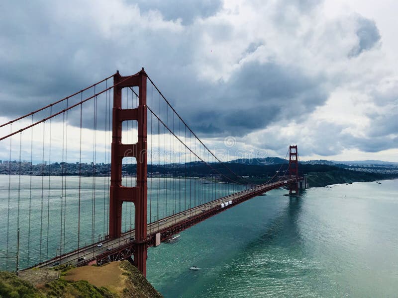 Golden Gate in San Francisco Editorial Stock Photo - Image of gate ...