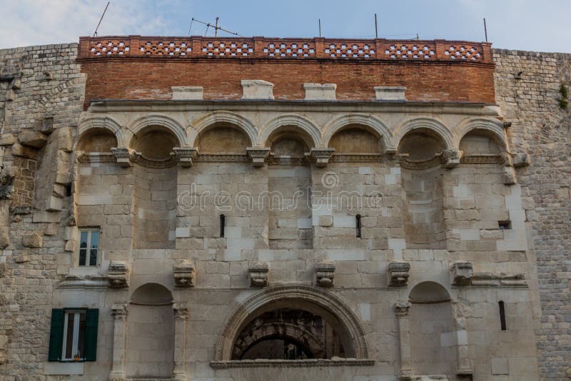 Golden Gate in Split, Croat Stock Photo - Image of historical, croatia ...