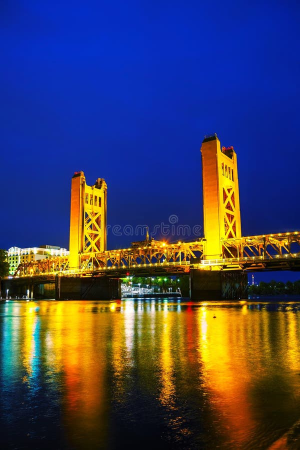 Golden Gates Drawbridge in Sacramento Stock Image - Image of sacramento ...