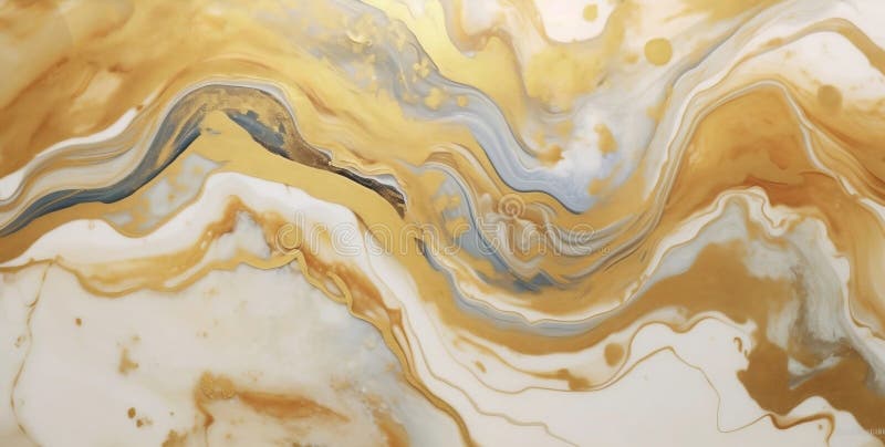 Golden Geode Resin Art Wallpaper for Modern Wall Decor, Generative Ai ...