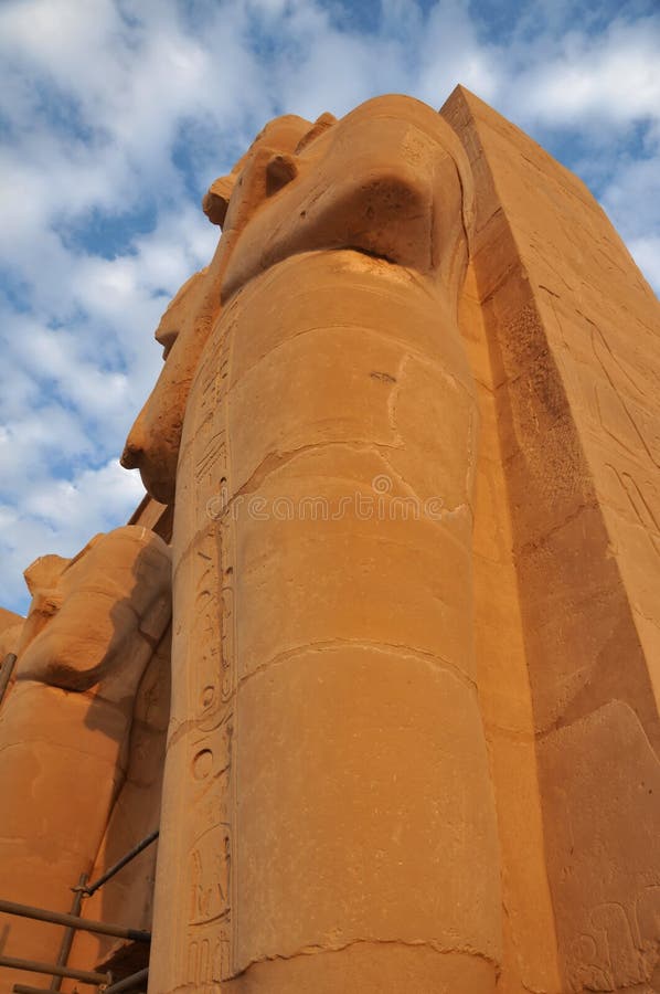 Golden giant stock image. Image of ramses, stone, excavations - 17887429