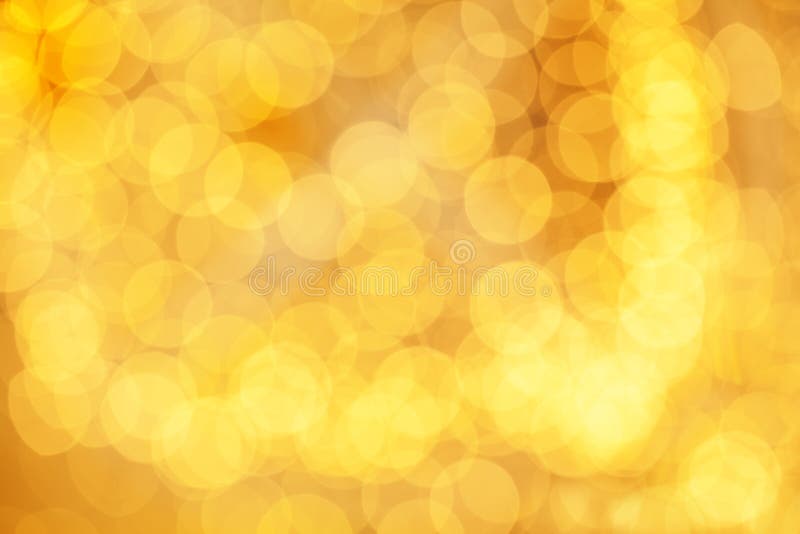 Golden Glitter Beauty Background. Abstract Bokeh Glowing Backdrop Stock ...