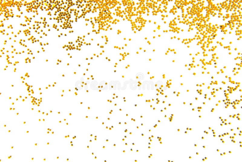 Golden glitter falling stock image. Image of border, bright - 46648617