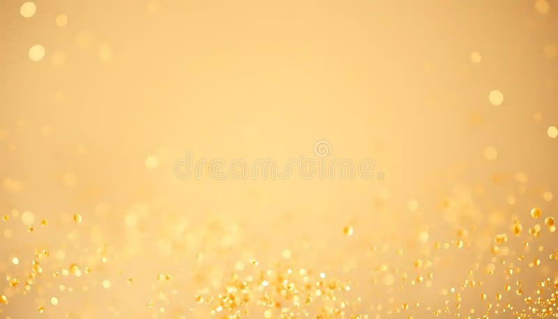 Golden Glitter Falling on a Tan Background Stock Illustration ...