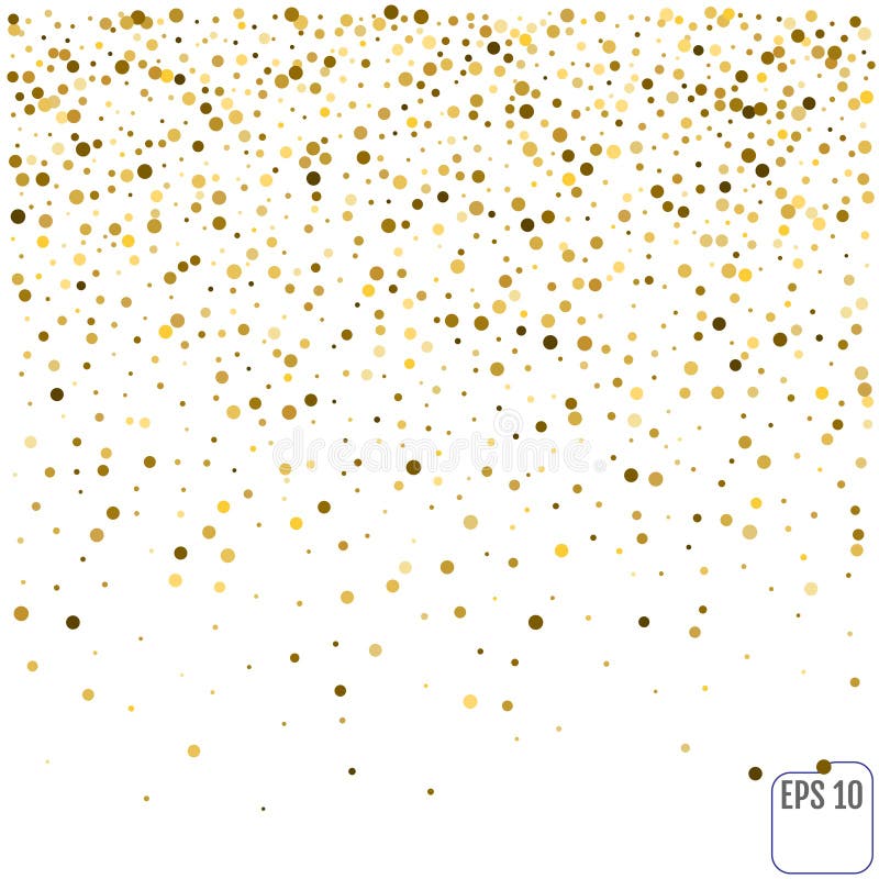 Golden Glitter Frame Background. Stock Vector - Illustration of design ...