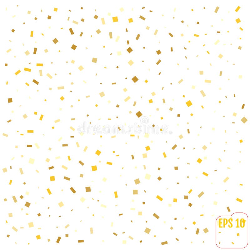 Golden Glitter Frame Background. Vector Illustration Stock Vector ...