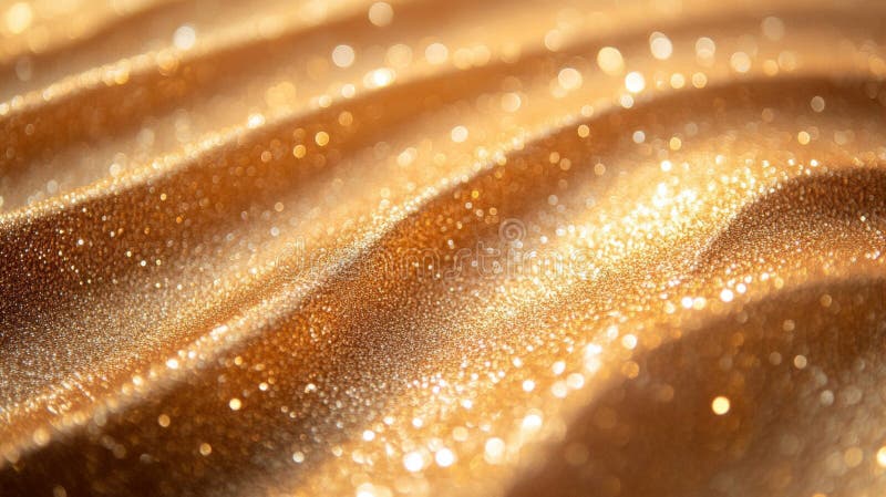 Golden Glitter Sand Texture Background Stock Illustration ...