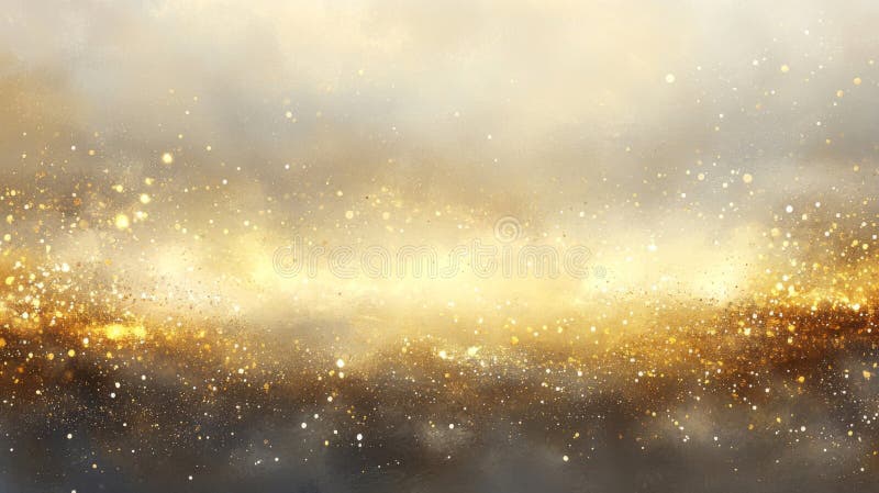 Golden Glitter Sparkle Texture Background Stock Illustration ...