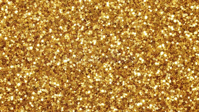 Golden Glitter Texture with Shimmering Light Reflections, Creating a ...