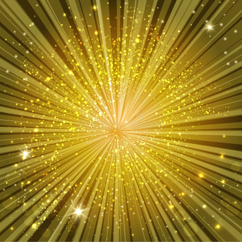 Golden glow stock vector. Illustration of decorative - 47128526