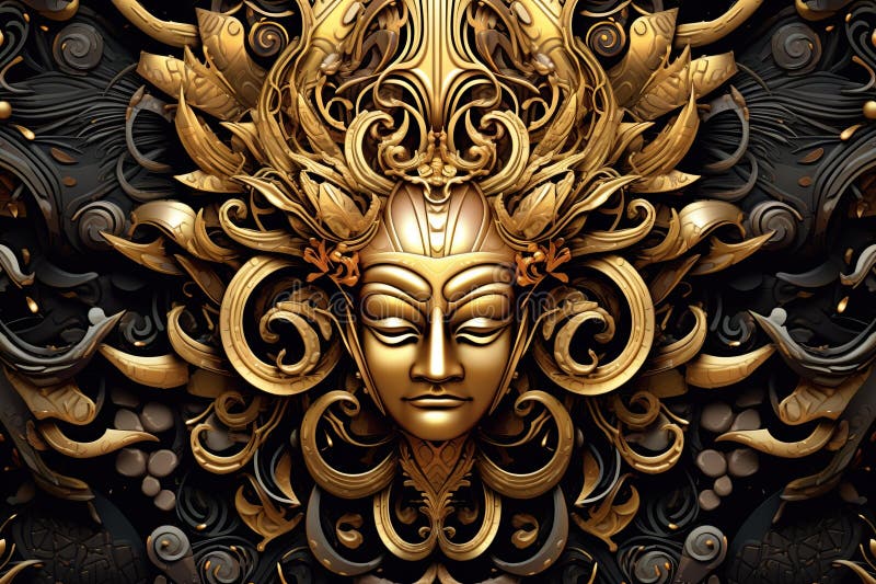 Golden Goddess Charan on Religious Poster for Shubh Dhanteras Festival ...