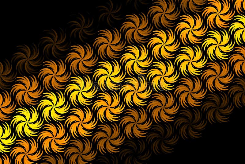 Golden Gradient Circle Pattern of Traditional Batik Ethnic for ...