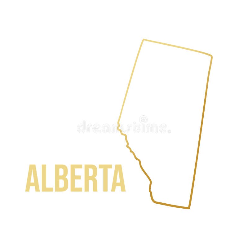 Alberta province map stock illustration. Illustration of background ...