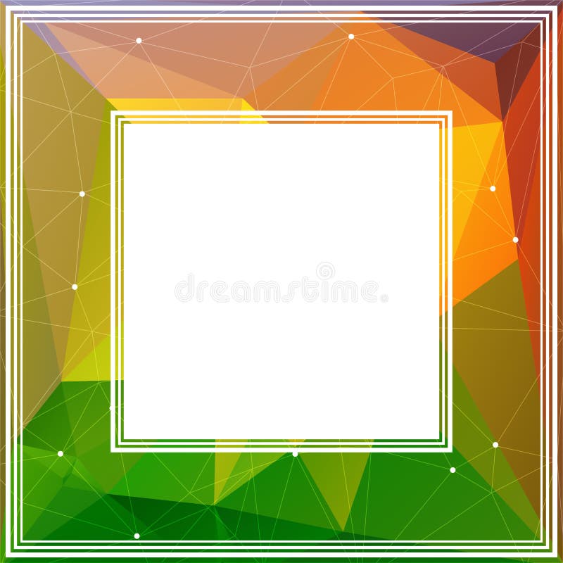 Golden green border stock vector. Illustration of rumpled - 71007428