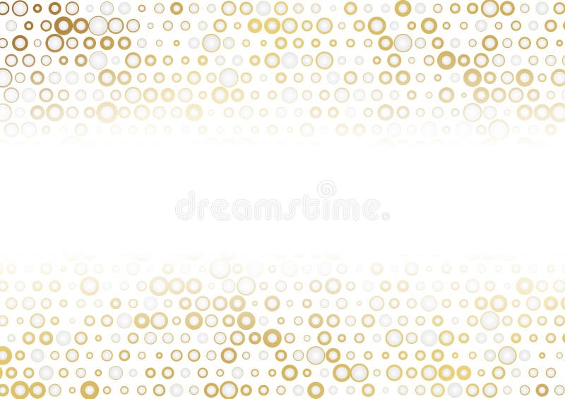 Golden and Grey Dots Abstract Background Stock Vector - Illustration of ...